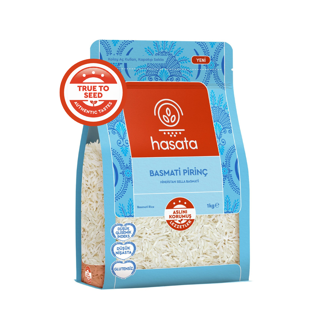 Hasata Basmati Rice 1kg Zip Bag – Orontes Grocery